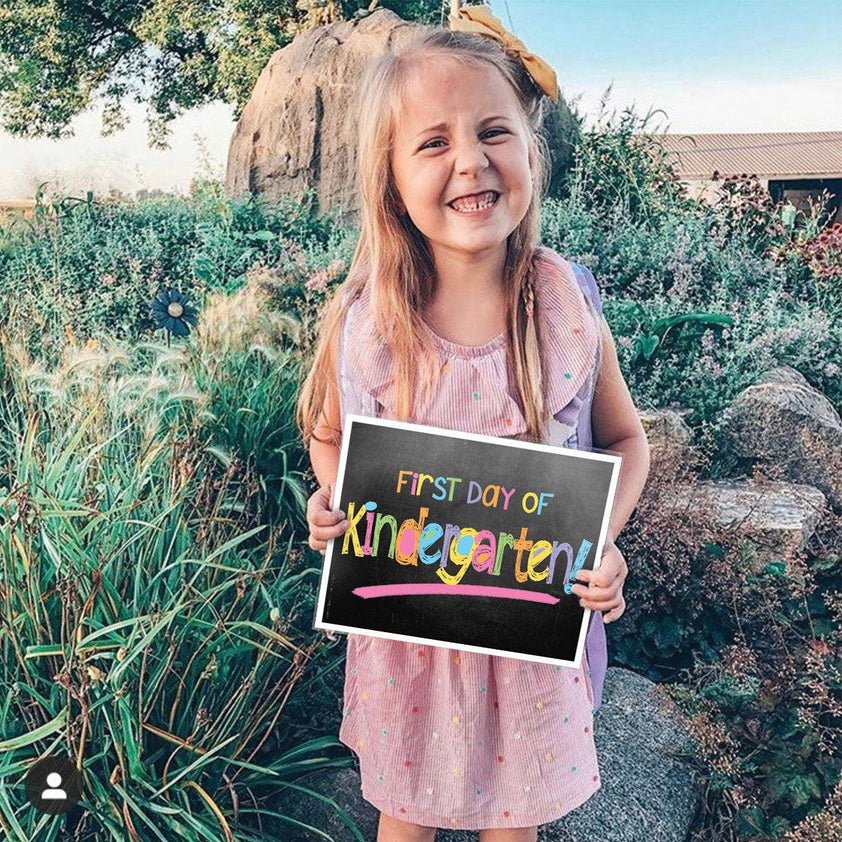 First Day & Last Day of School Signs | Picture Props for Busy Moms ...