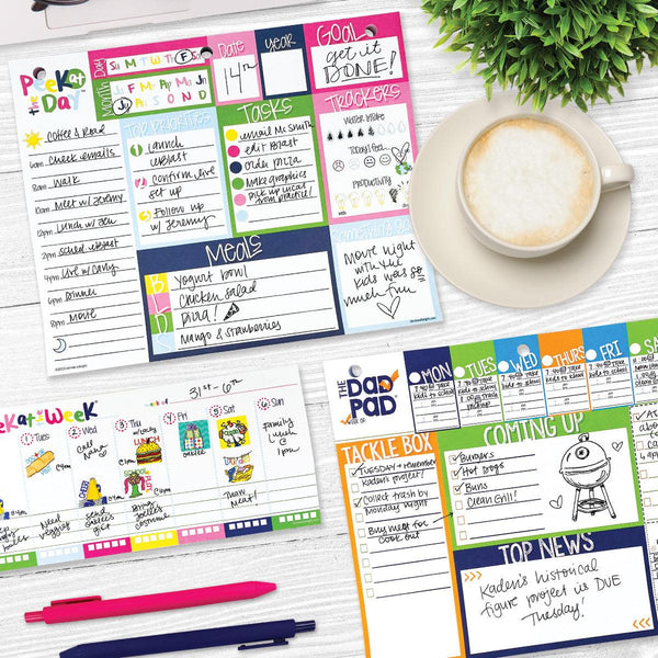 Plan It ALL | THREE Planner Pads Bundle | Great for Families – Denise ...