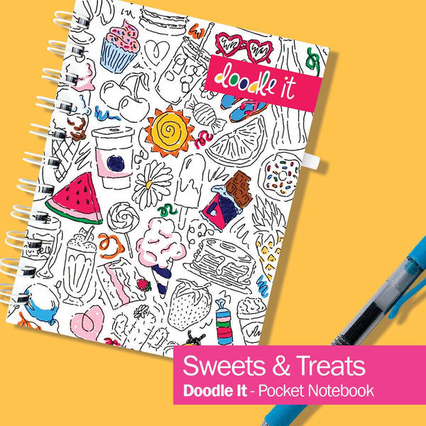 Pocket Doodle Notebook | Jot, Draw & Relax – Denise Albright®