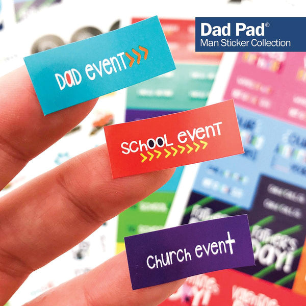 Dad Pad® Man Stickers | Organize Your Family's Life – Denise Albright®