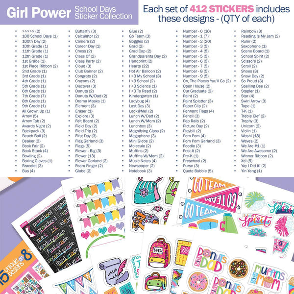 Class Keeper® Sticker Set | Enhance School Organization – Denise Albright®